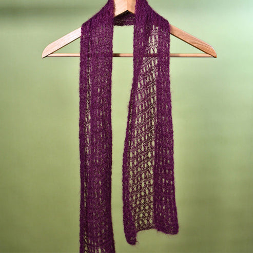 Daisy Lace Scarf Knitting Kit | Morris & Sons