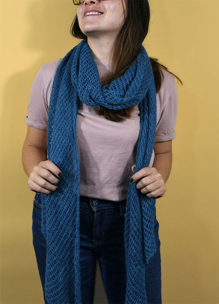 Easy Empire Lace Scarf Knitting Pattern | Morris & Sons