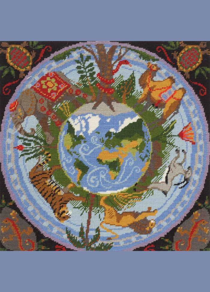 Ehrman Day Six Beasts of the Earth Cushion | Morris & Sons