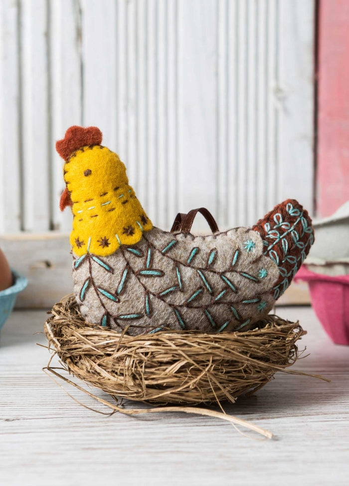 Corinne Lapierre French Hen Felt Craft Mini Kit | Morris & Sons