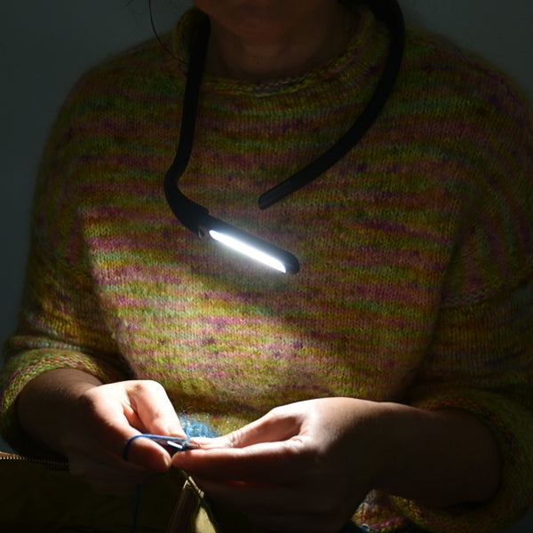 Sew Glow Neck Light, Hands-Free, Rechargeable LED Lamp – Morris & Sons