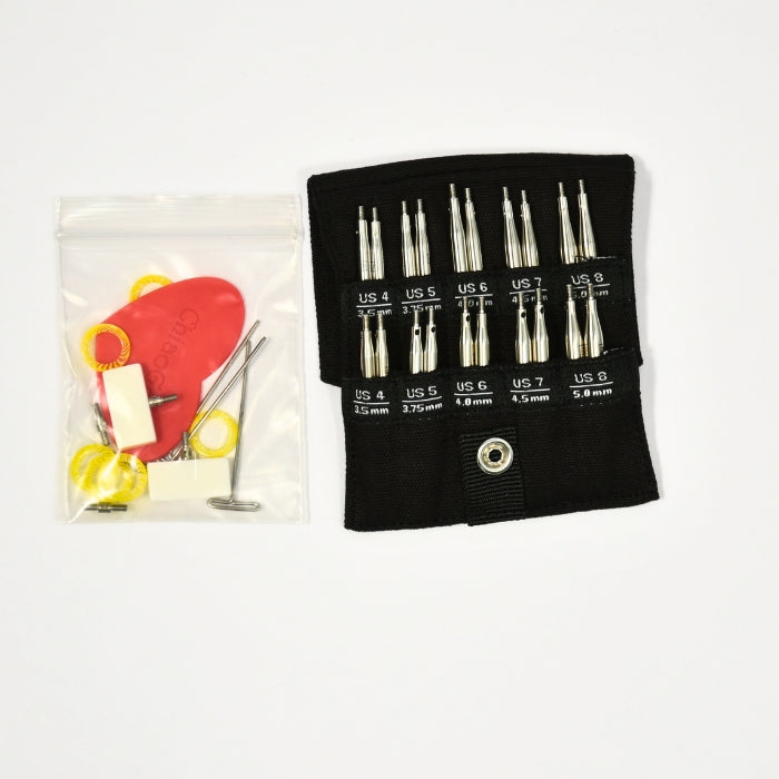 ChiaoGoo TWIST Blue Shorties Set – Small (5 & 8 cm Tips) | Morris & Sons