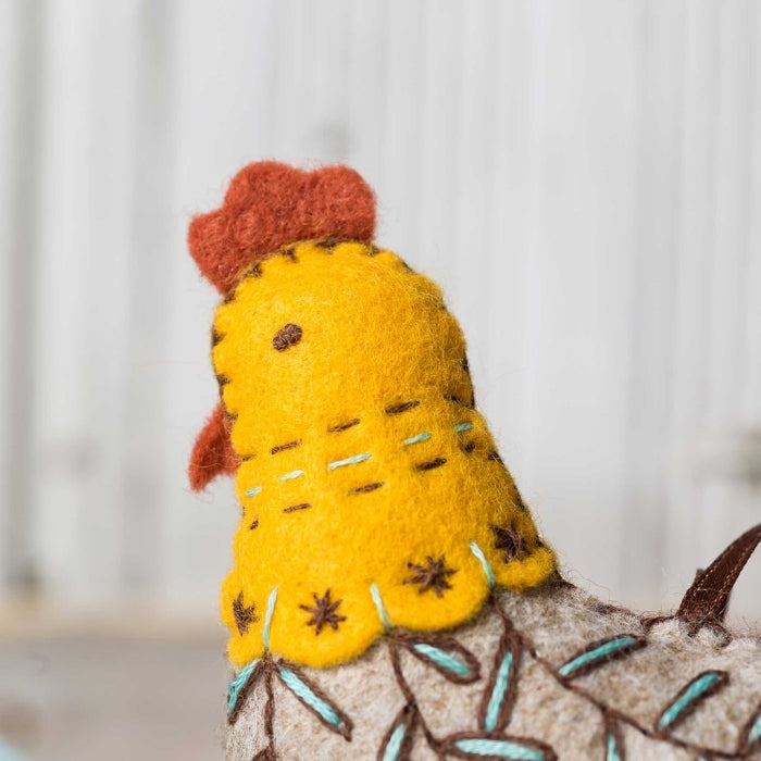 Corinne Lapierre French Hen Felt Craft Mini Kit | Morris & Sons